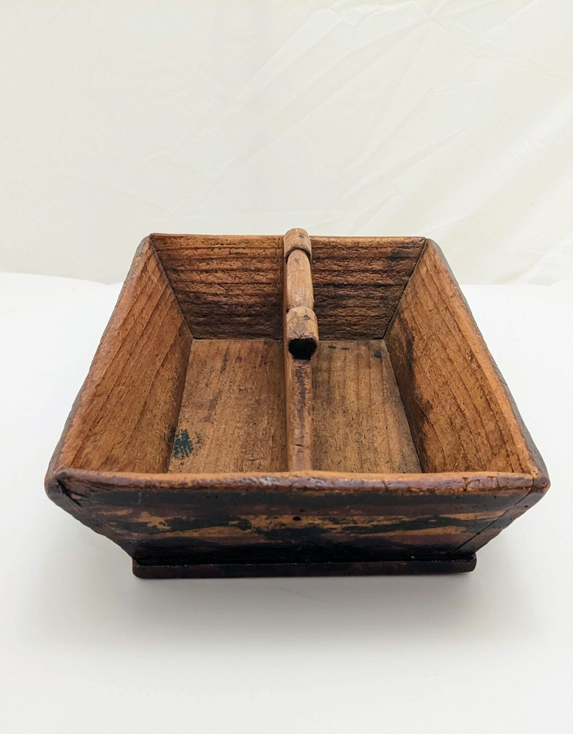 Nova Scotia Grain Painted Cutlery Box, Primitive Wood Tray - Etsy
