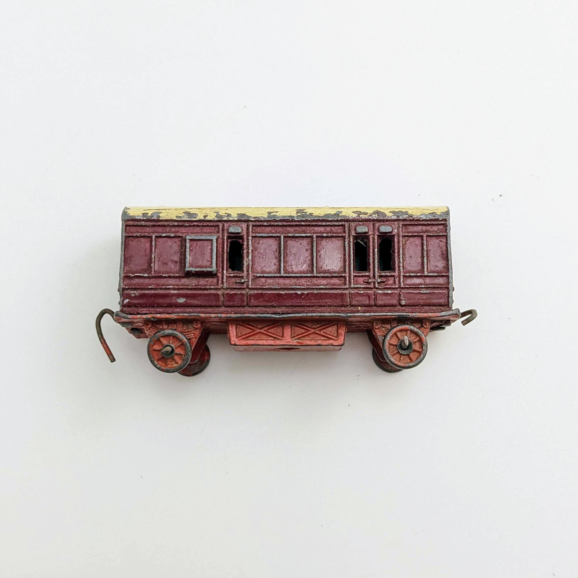 Rare Pre War Red Train Car Dinky Toys Meccano - Etsy