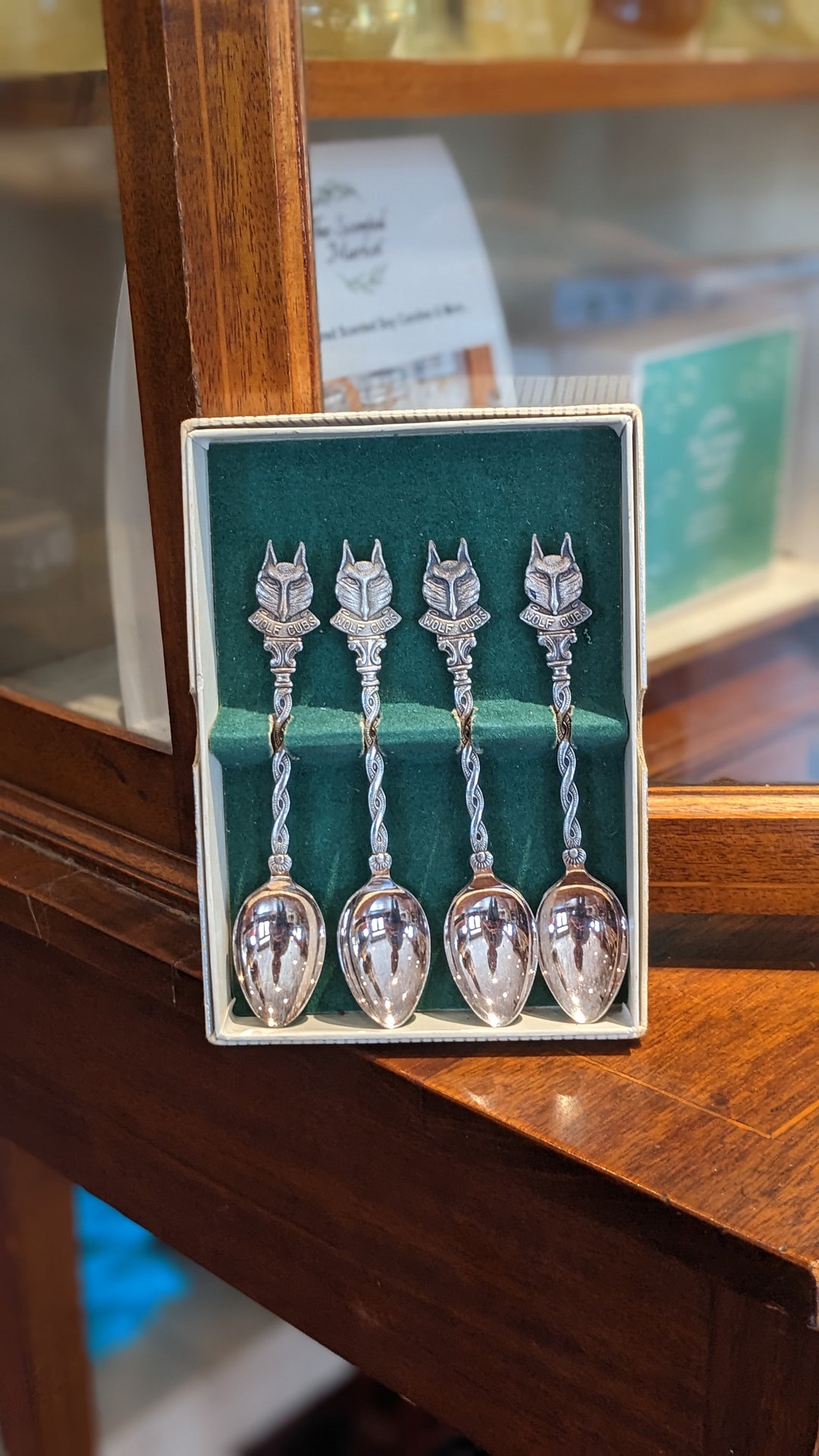 Vintage Wolf Cub Spoon (set of 4) - Etsy