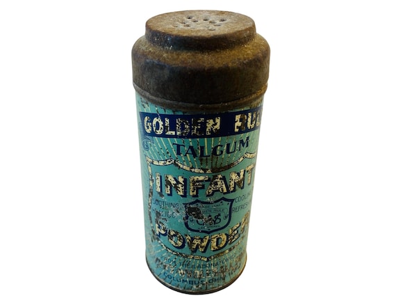 Vintage Talcum Powder Tin - Etsy