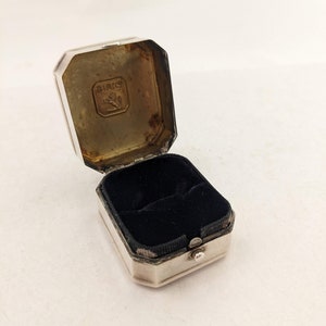 Vintage Birks Sterling Silver Ring Box - Etsy