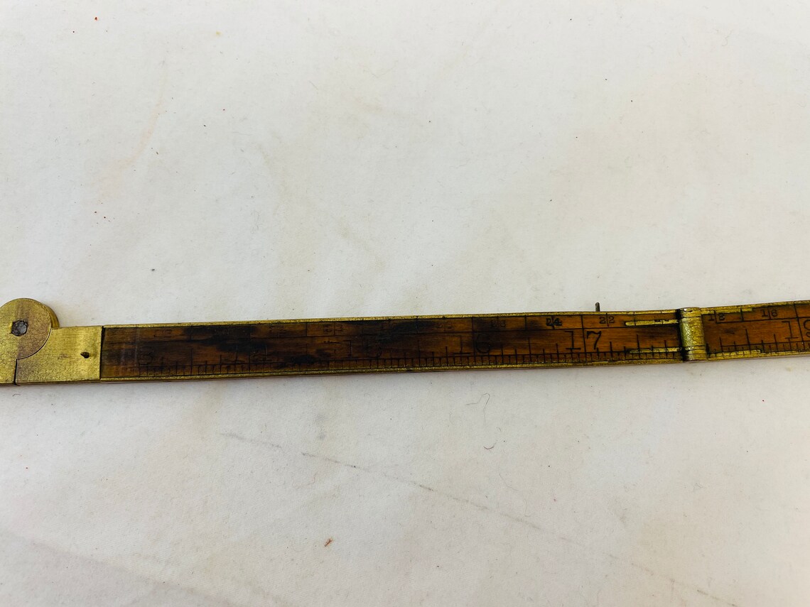 Vintage Lufkin No. 781 Boxwood Folding Ruler - Etsy