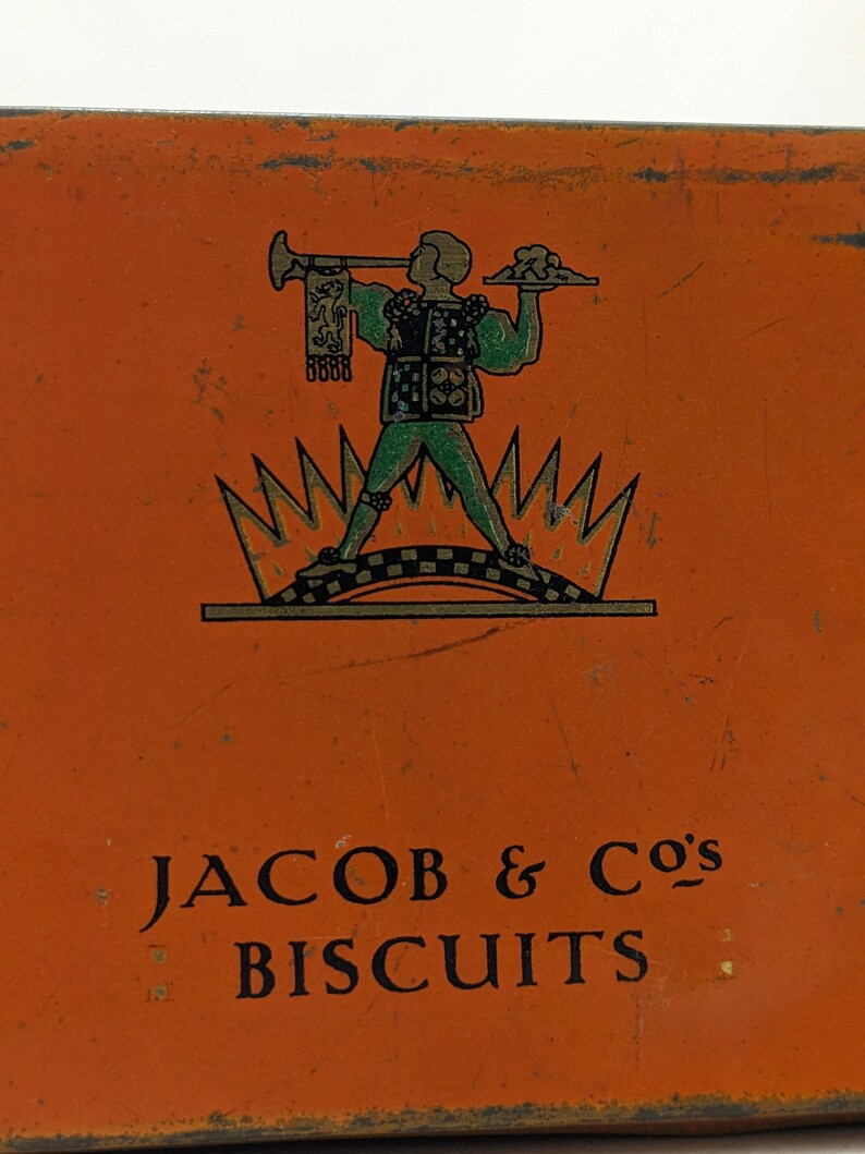 Vintage Jacob & Co. Cream Crackers Tin - Etsy