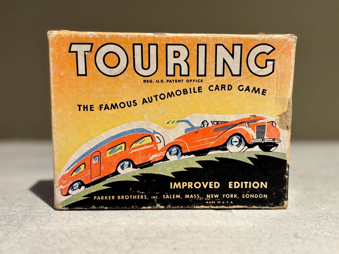 Vintage Parker Brothers Touring Card Game - Etsy