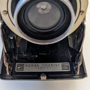 Vintage Kodak Folding Tourist Camera With Flash Kodon Shutter and ...
