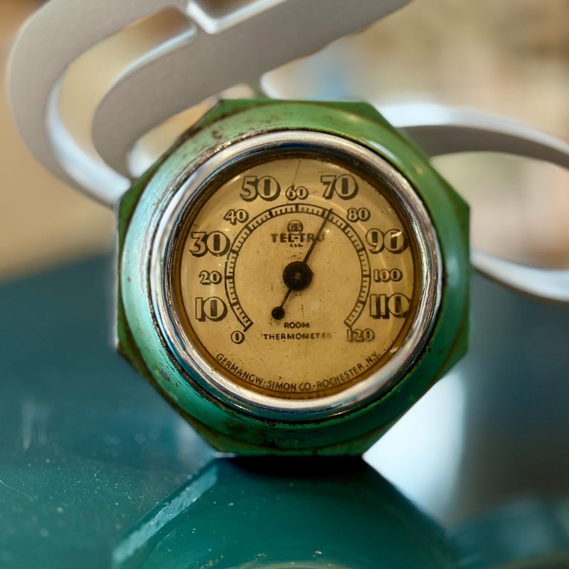 Vintage Thermometer - Etsy