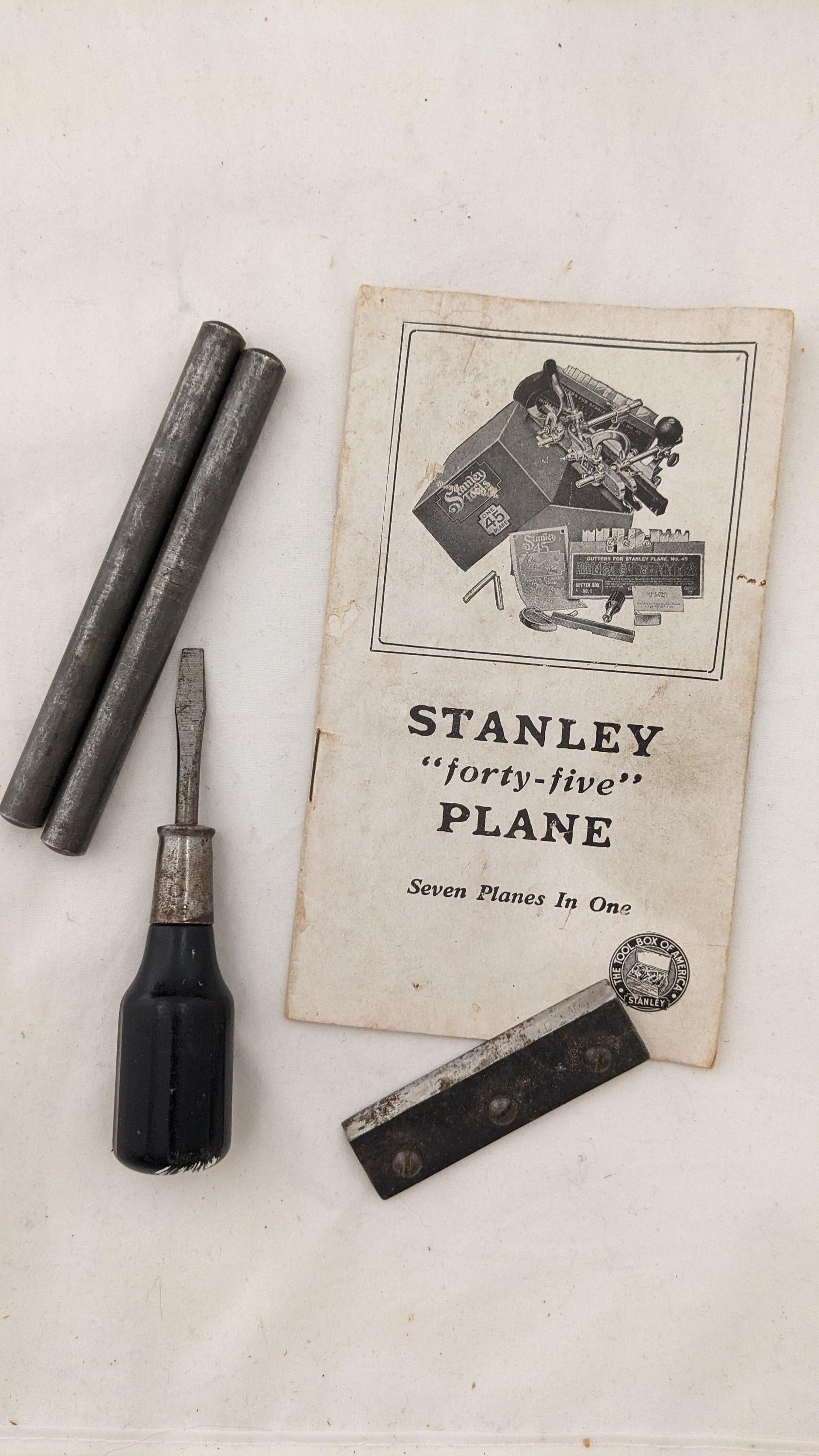 Vintage 1930s Complete Stanley Tools Combination Plane- Model No. 45 - Etsy