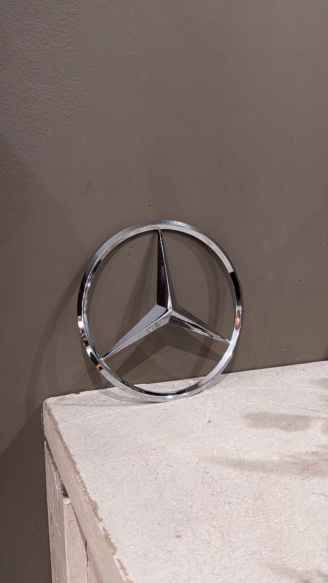 Vintage Mercedes Star Grill Emblem, Luxury Cars, Collectable ...