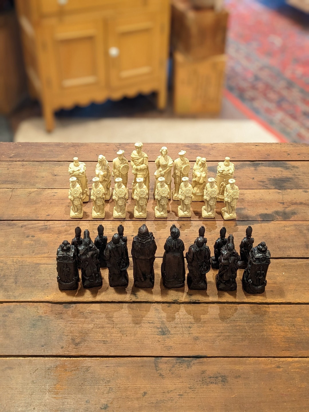 Studio Anne Carlton SAC Battle of Culloden Chess Set - Etsy
