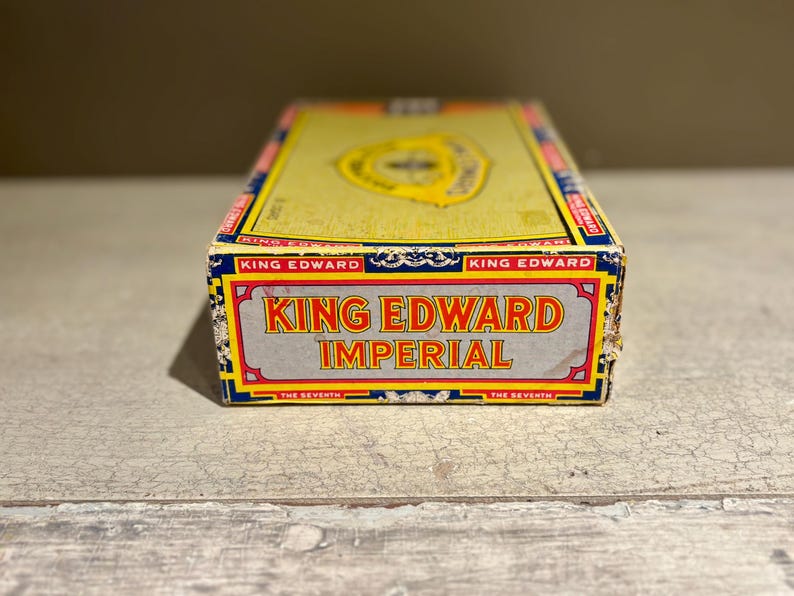 Vintage King Edward Imperial Cigar Box - Etsy