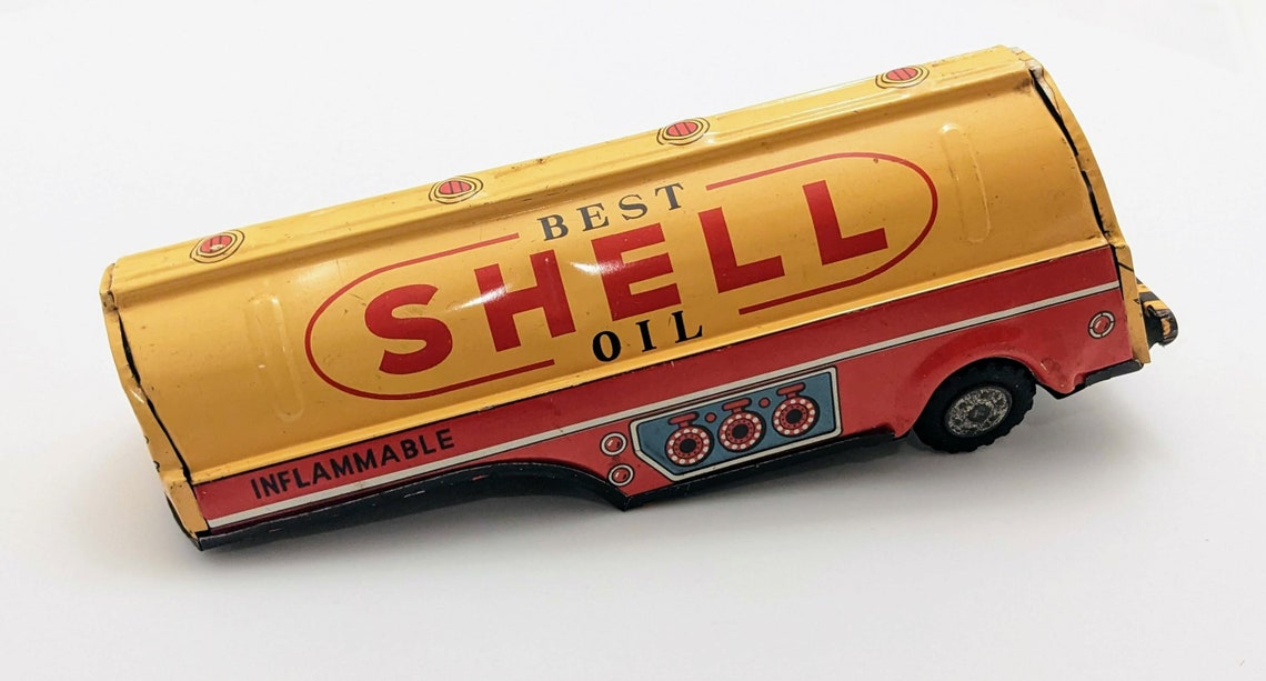 1959 Tin Shell Tanker Toy- Tanker Only - Etsy