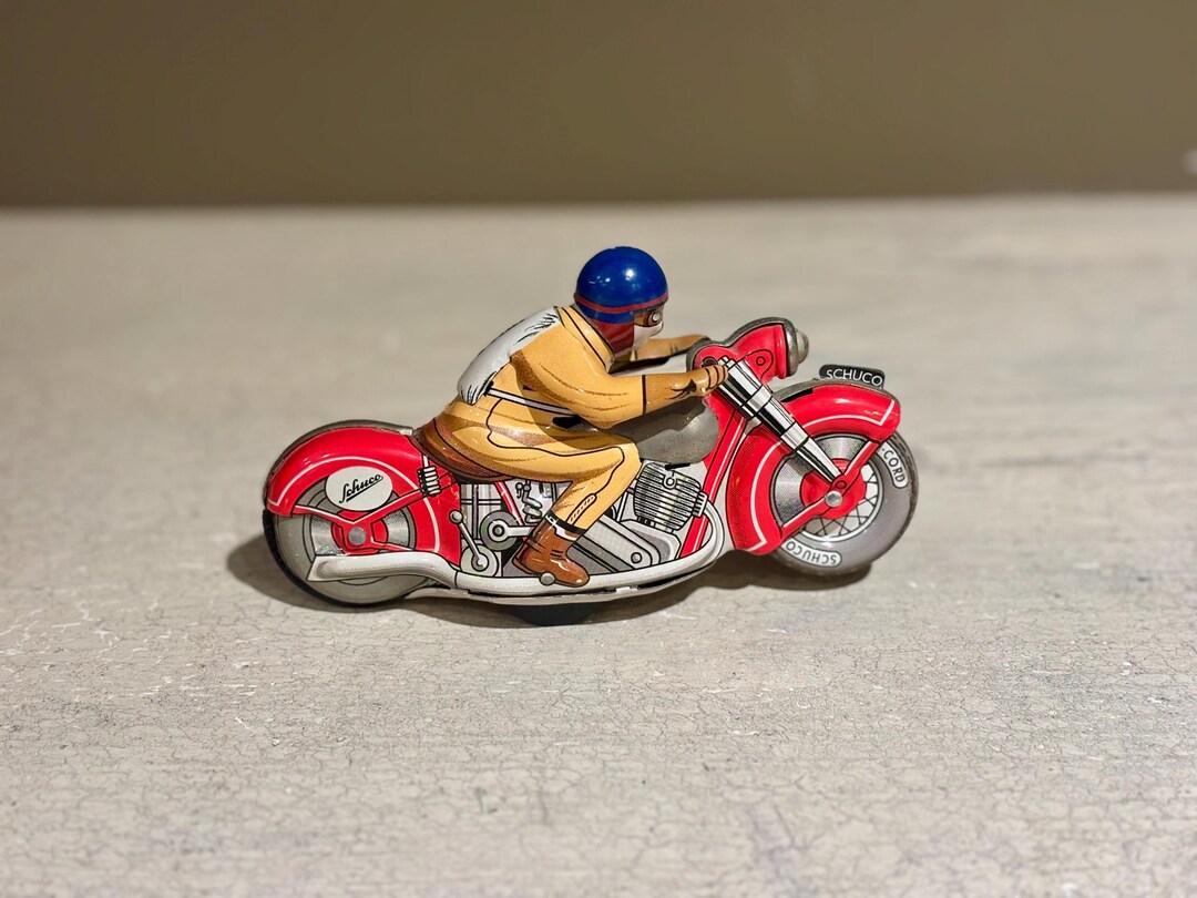 Schuco Moto Drill 1006 Wind-up Toy Motorcycle - Etsy