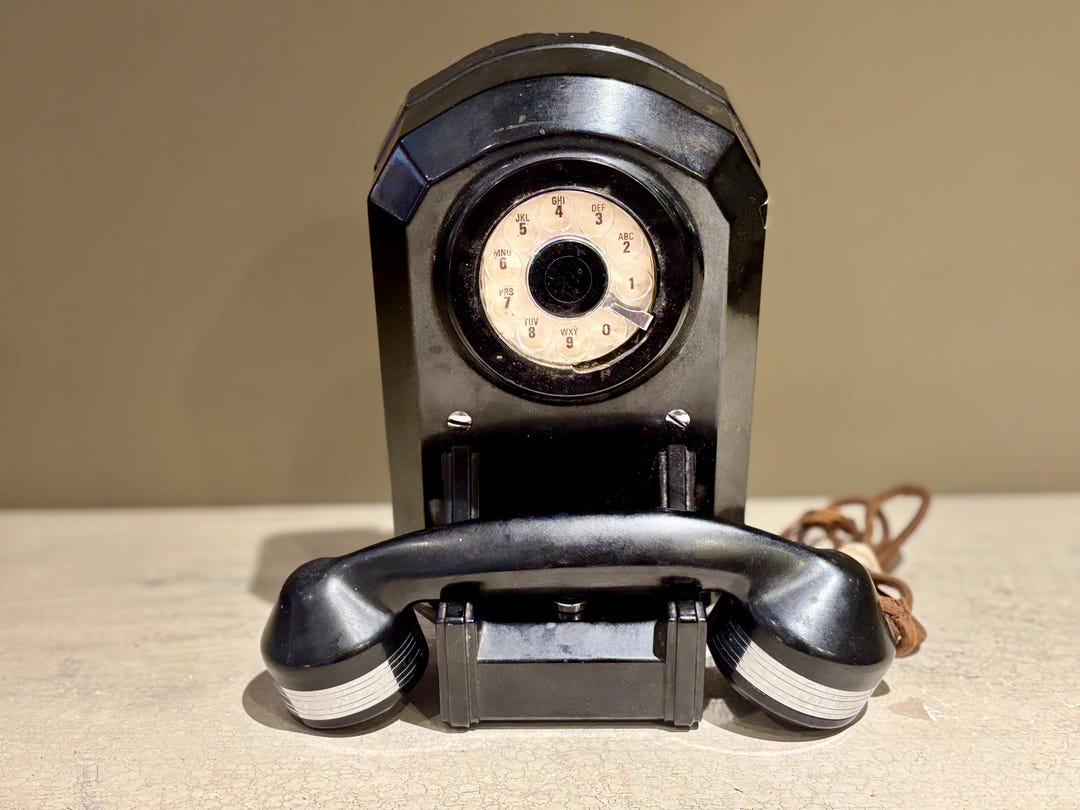 Vintage Art Deco Jukebox Bakelite Rotary Telephone - Etsy