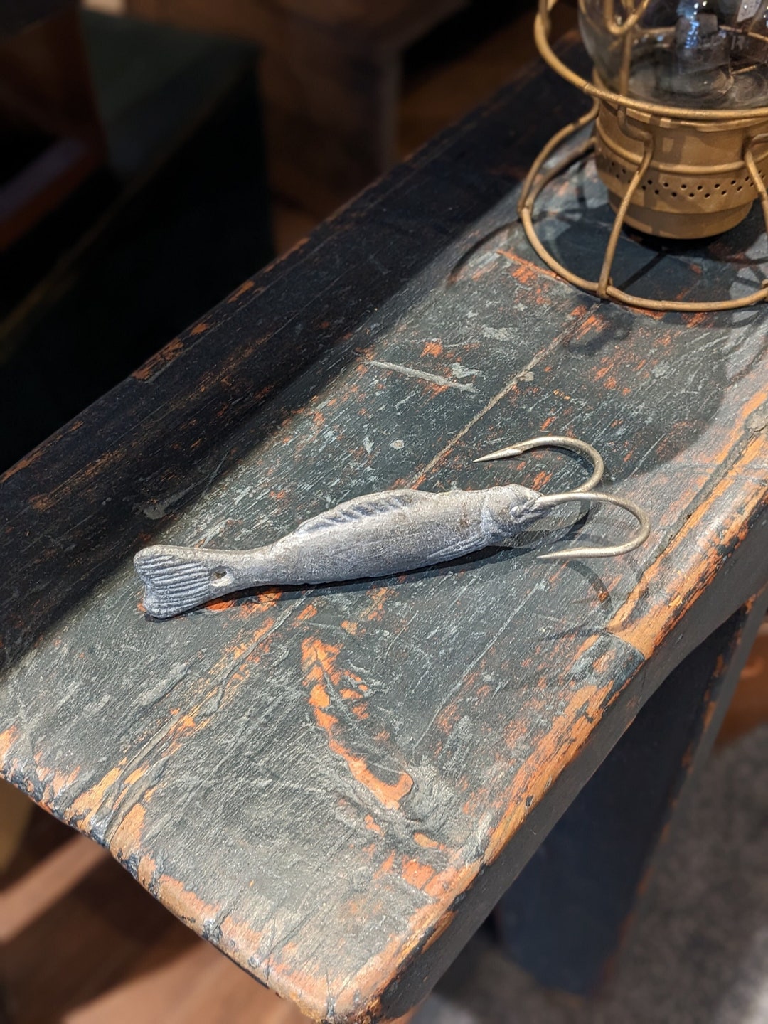 Vintage Lead Cod Fish Lure - Etsy