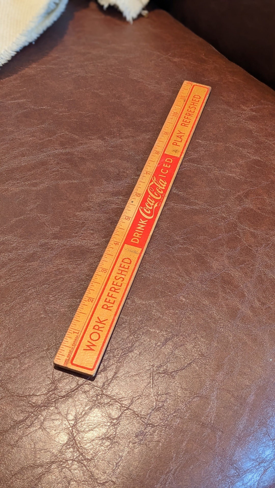 1940's Coca-cola Work Refreshed Ruler - Etsy
