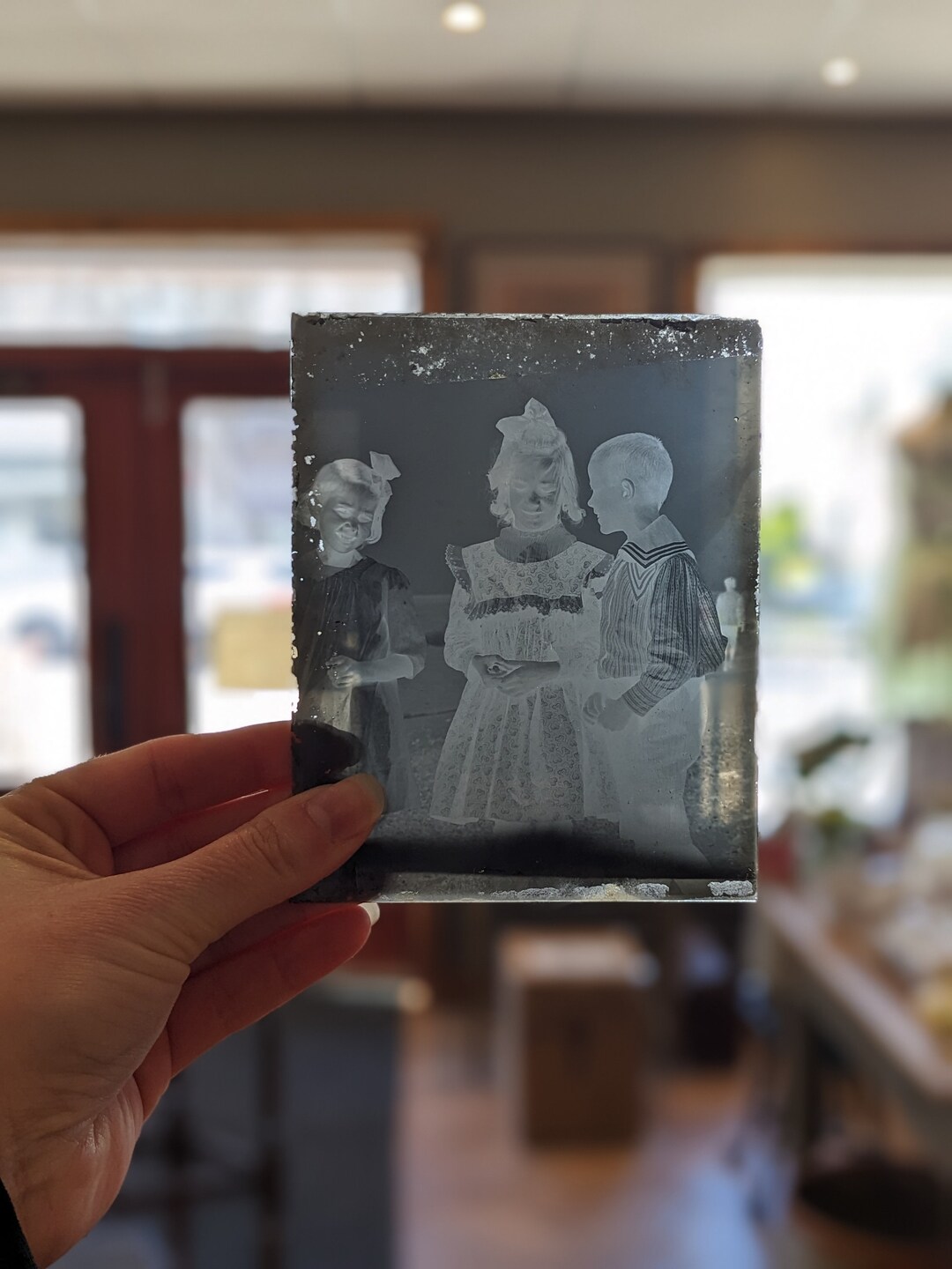 Antique Glass Negative - Children - Etsy
