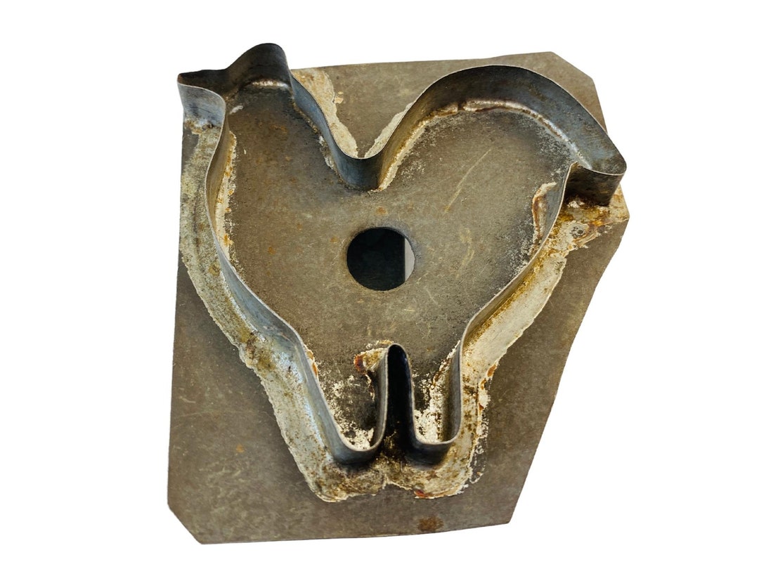 Primitive Tin Cookie Cutter of A Rooster - 1800s Cookie Cutter - Etsy