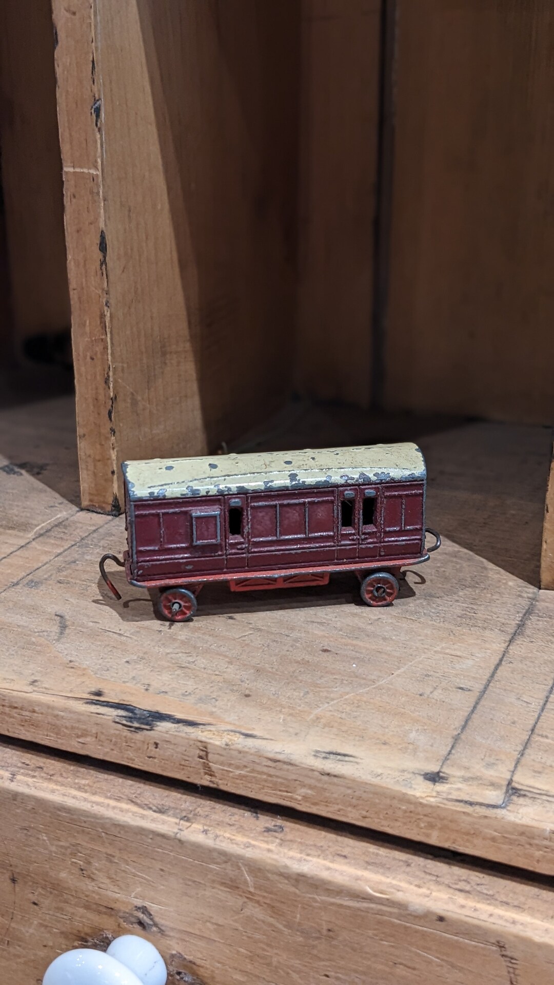 Rare Pre War Red Train Car Dinky Toys Meccano - Etsy