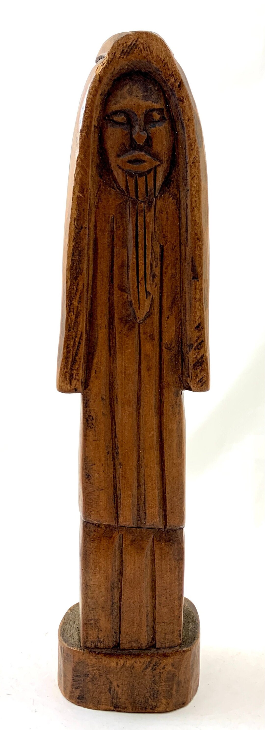 Quebec Folk Art Carving of a Religious Figure - Etsy