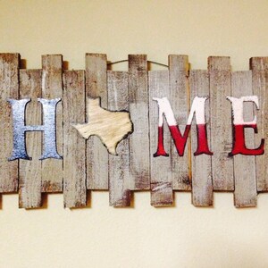 Texas Sign, Rustic Texas Sign, Home Sign, Rustic Home Decor - Etsy