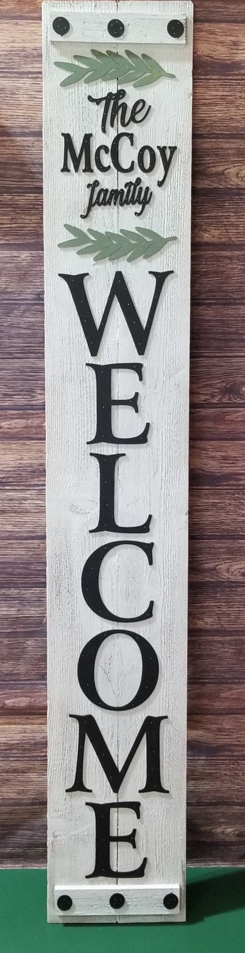 Welcome Family Sign 6 Ft Porch Sign Front Porch Signs - Etsy