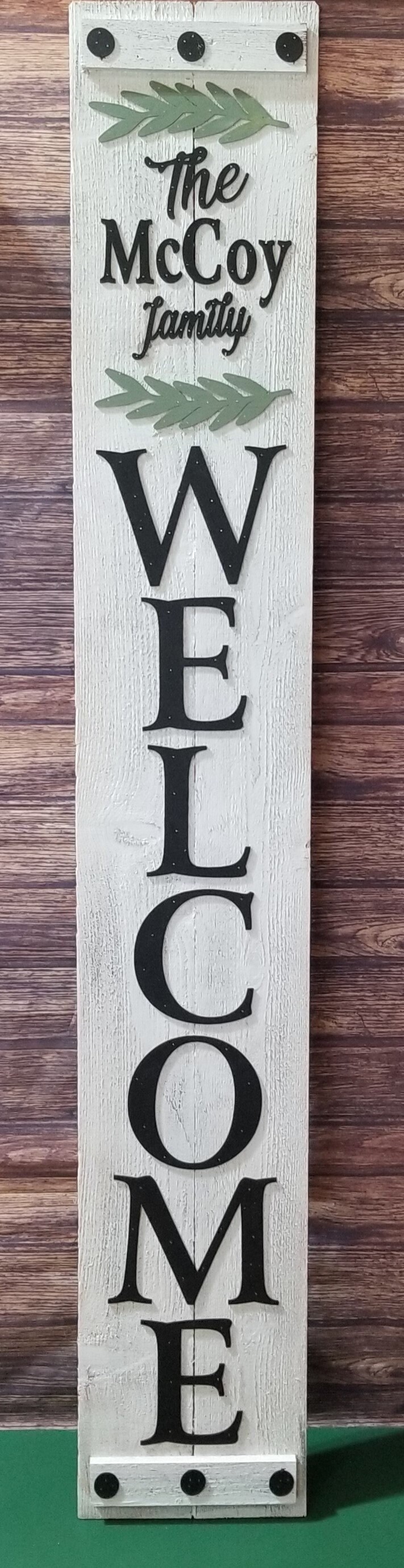 Welcome Family Sign, 6 Ft Porch Sign, Front Porch Signs - Etsy