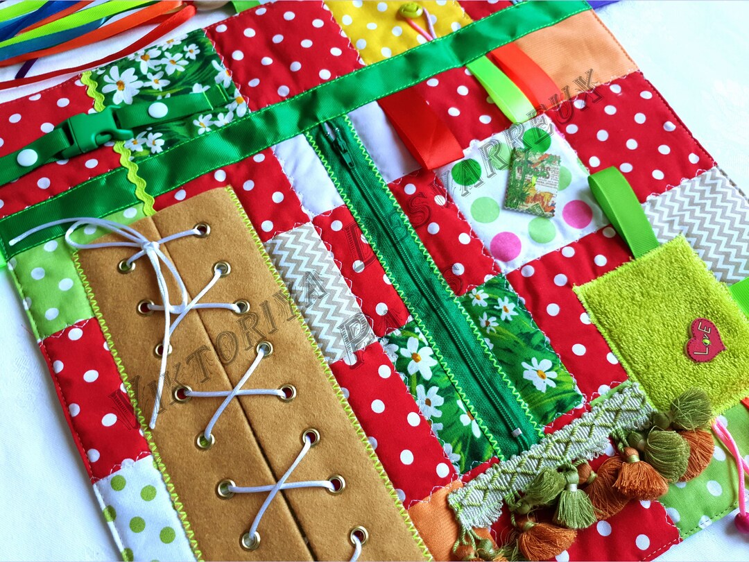 Fidget Blanket for Dementia Fidget Quilt Memory Blanket Activity ...