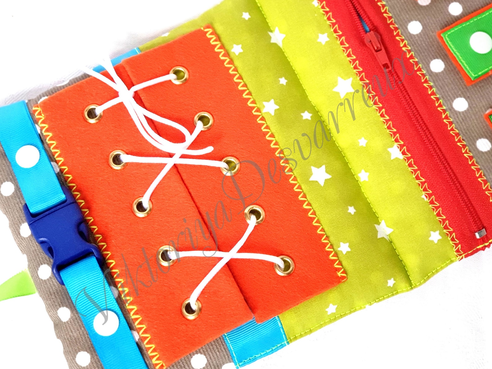 Quiet Book Page Zipper Buckle Page Soft Baby Book Travel | Etsy