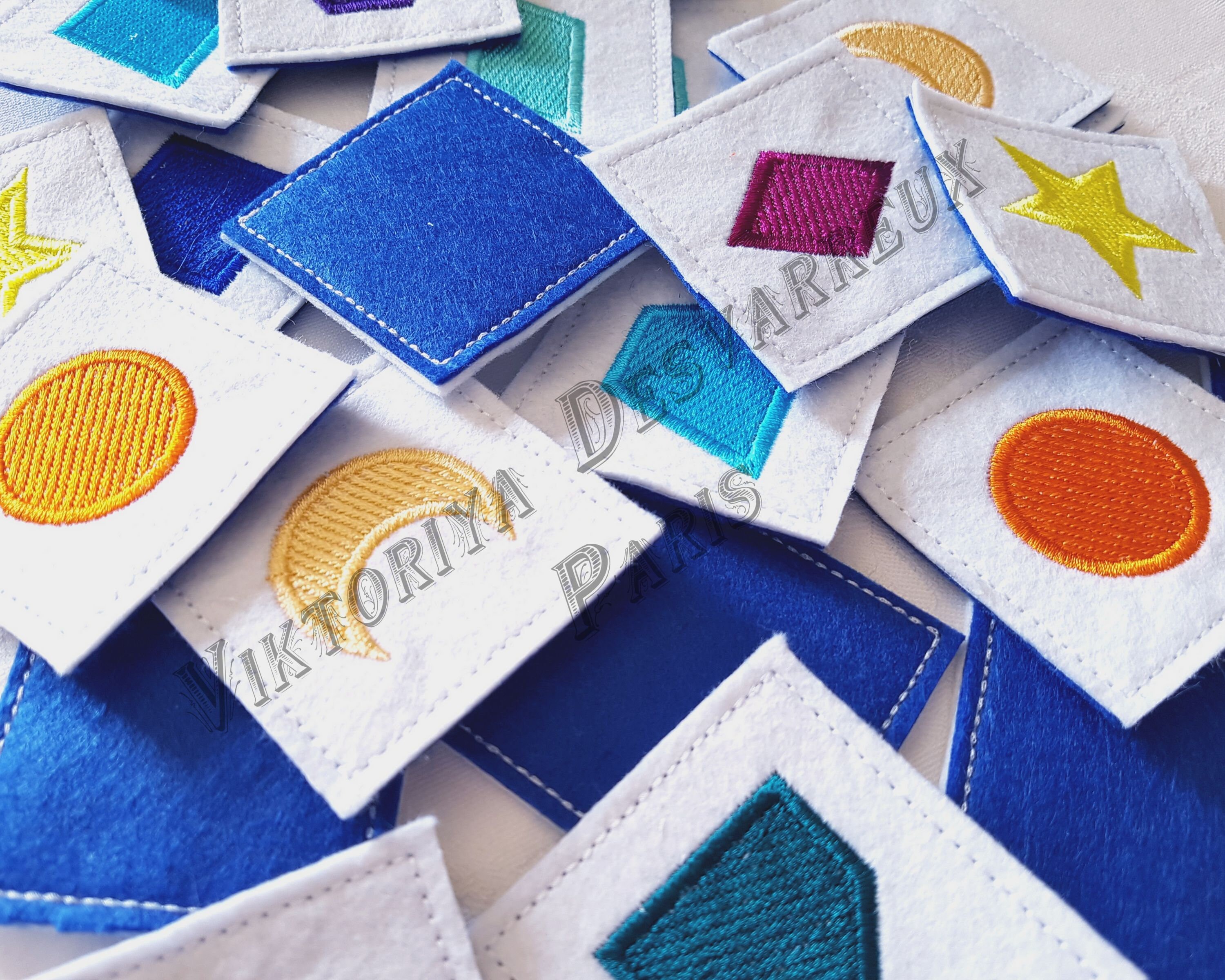 24 Memory Carts Game Shower Memory Game Geometric Shapes | Etsy