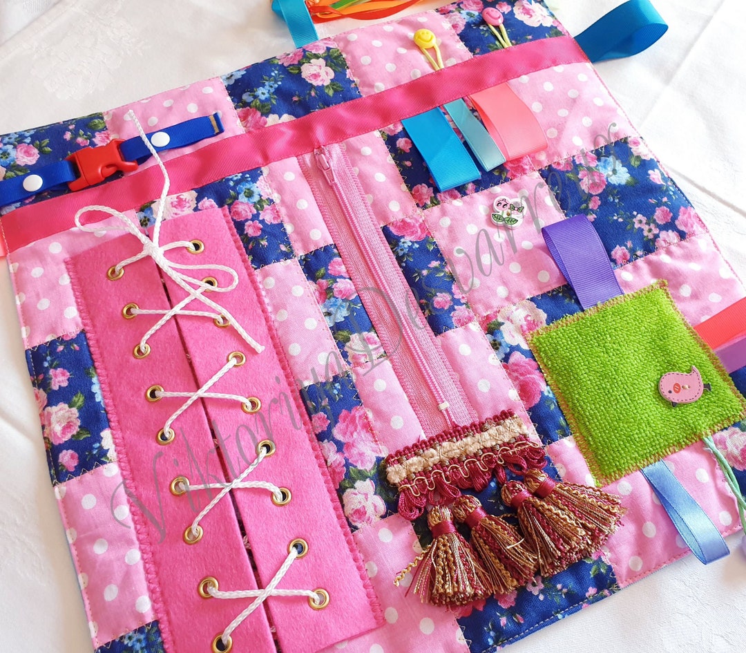 Busy Blanket for Demetia,fidget Quilt Blanket Alzheimer's , Sensory ...