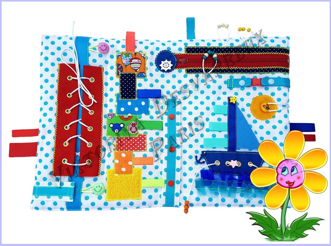 Busy Blanket for Dementia, Fidget Quilt Alzheimer's, Quilt Autism ...