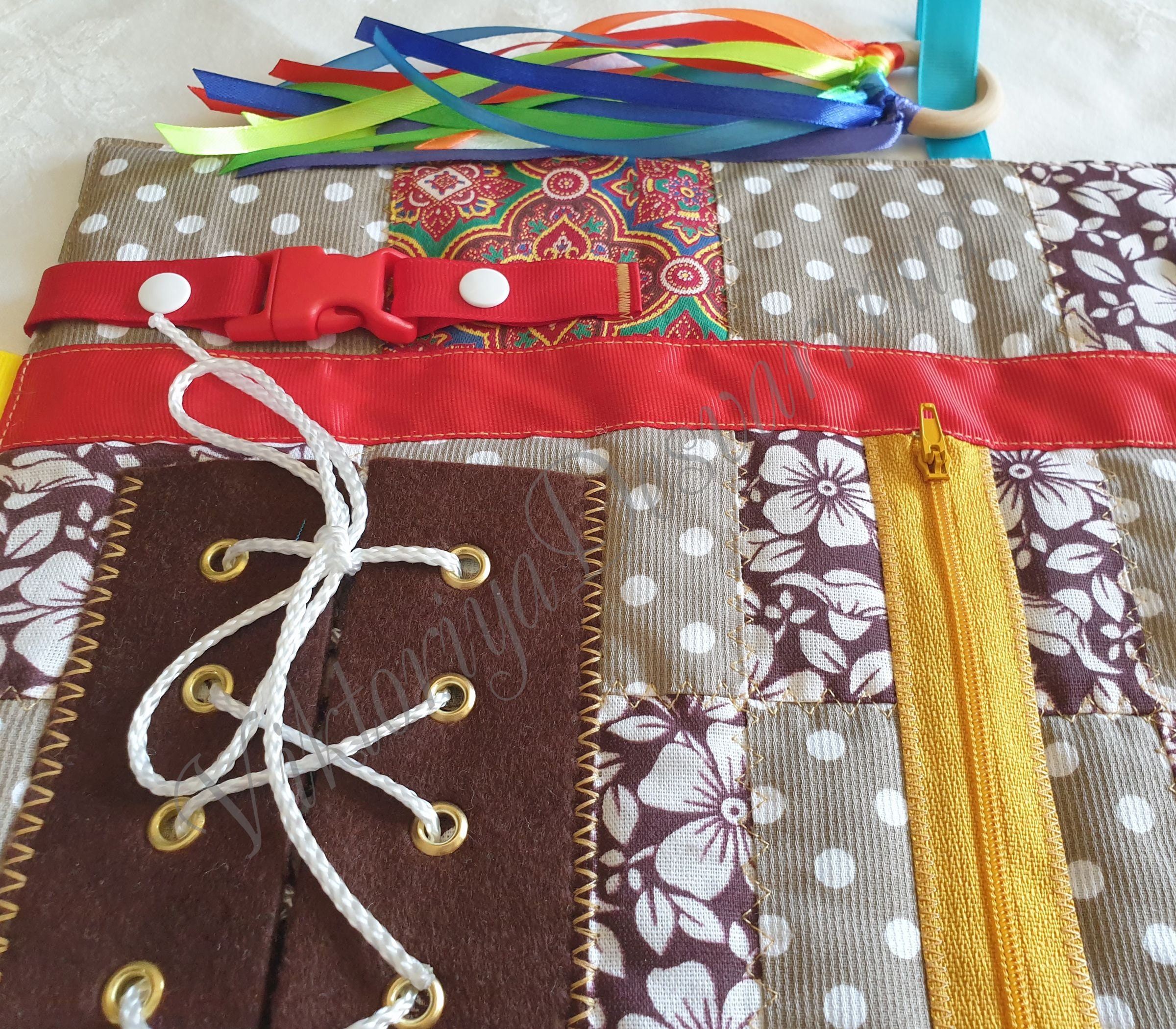 Fidget Quilt, Activity Blanket, Busy Blanket for Alzheimer's / Dementia ...