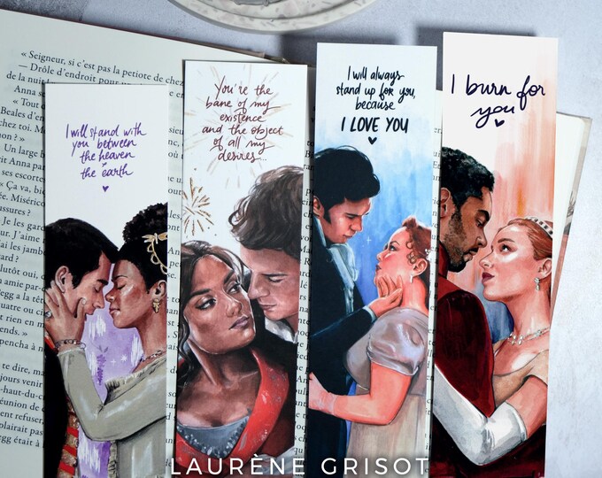 Bridgerton Bookmarks (kate-anthony / Queen Charlotte / Penelope-colin ...
