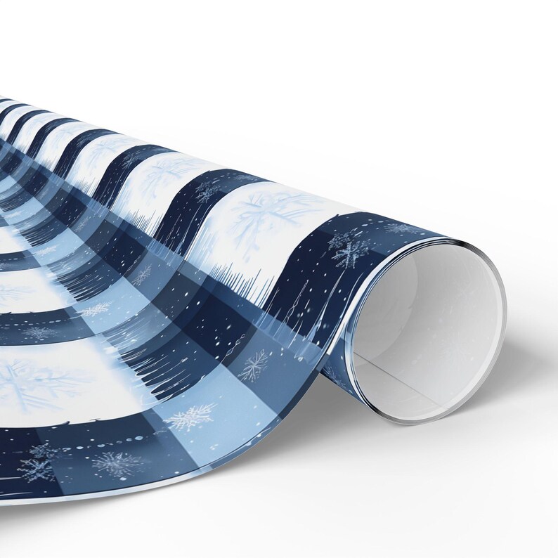 Gingham Wrapping Paper, Frozen Design for Gift Wrapping, Christmas Gift ...