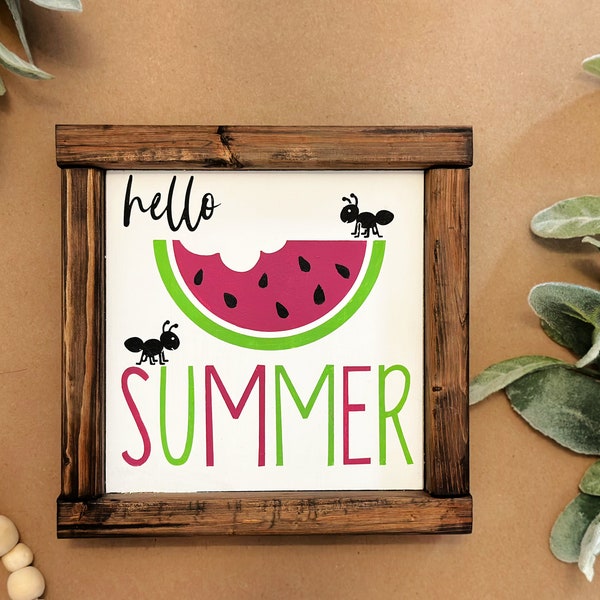 Watermelon Sign - Etsy