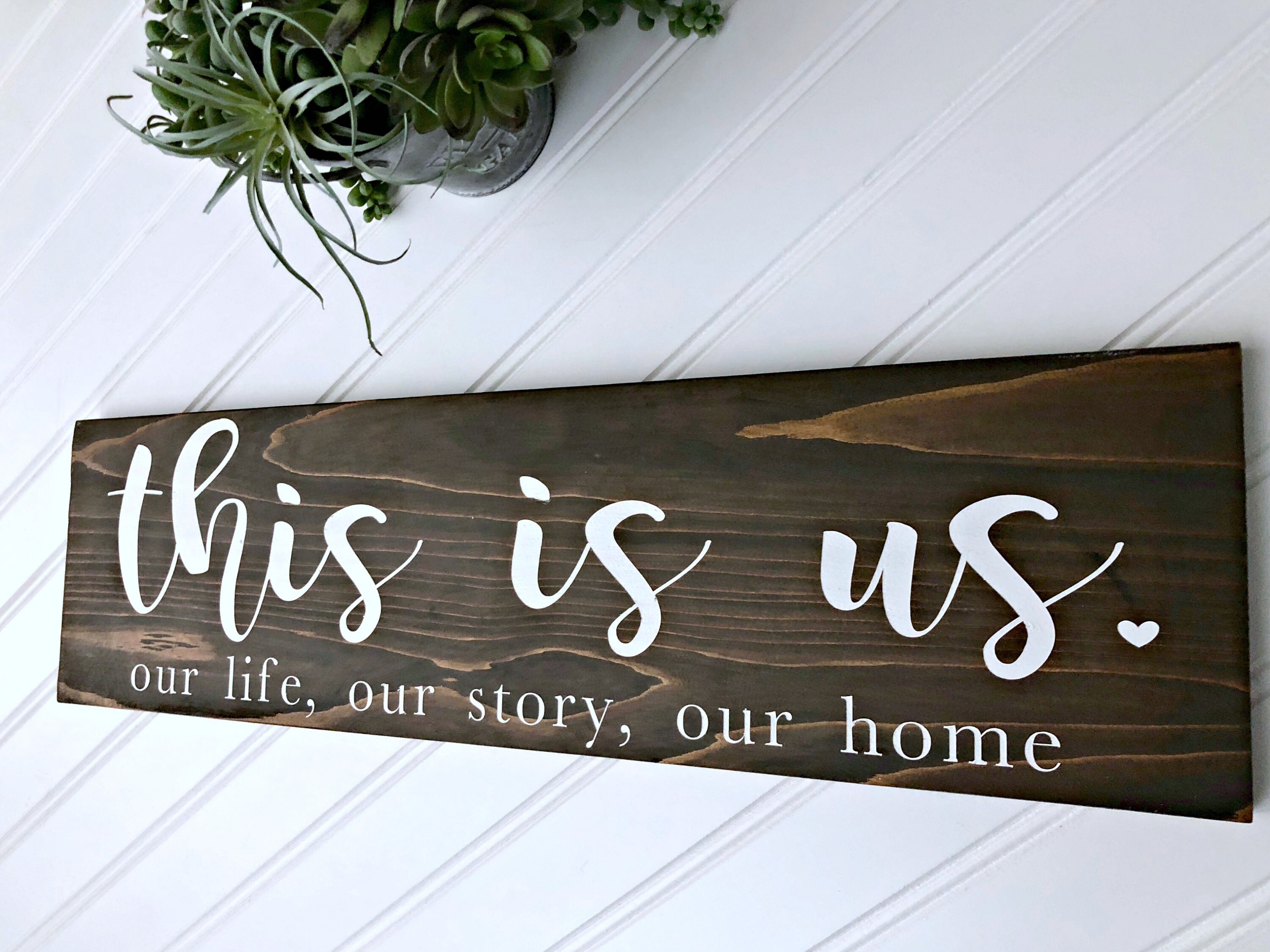 This is Us Sign Our Life Our Story Our Home Family Sign - Etsy