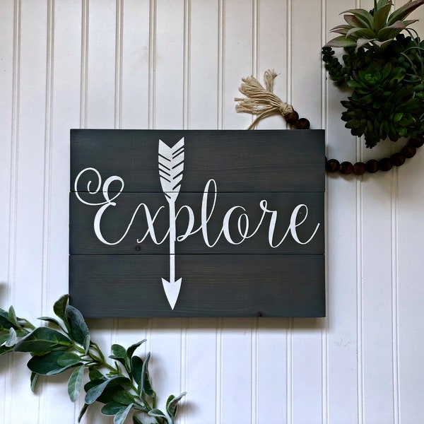 Explore Sign - Etsy