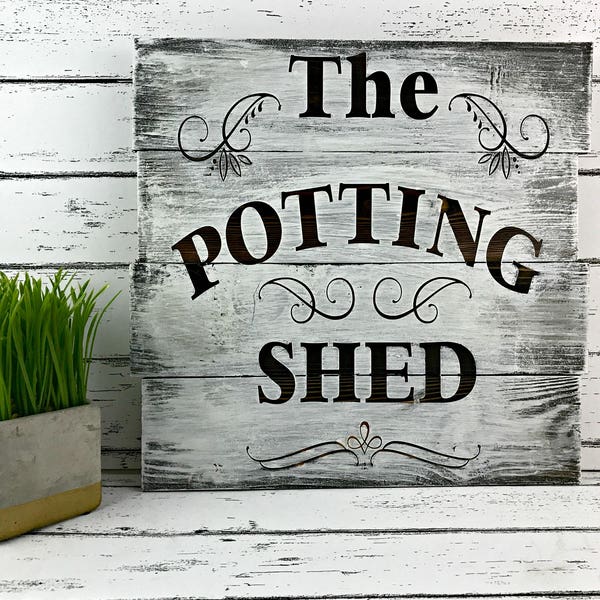 Potting Shed Sign - Etsy