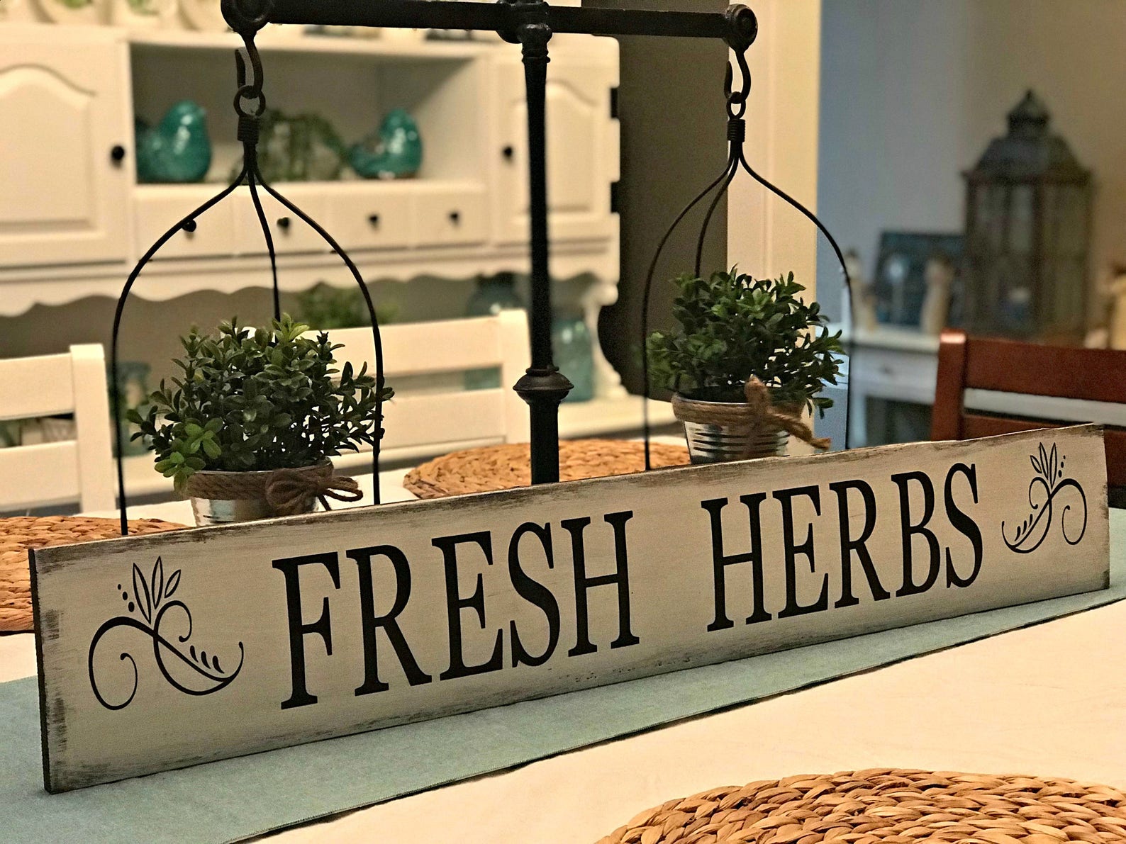 Fresh Herbs Sign Herb Sign Garden Sign Kitchen Sign - Etsy