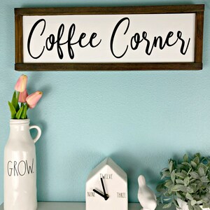 Coffee Corner Sign - Coffee Bar Sign - Coffee Bar Decor -coffee Decor ...