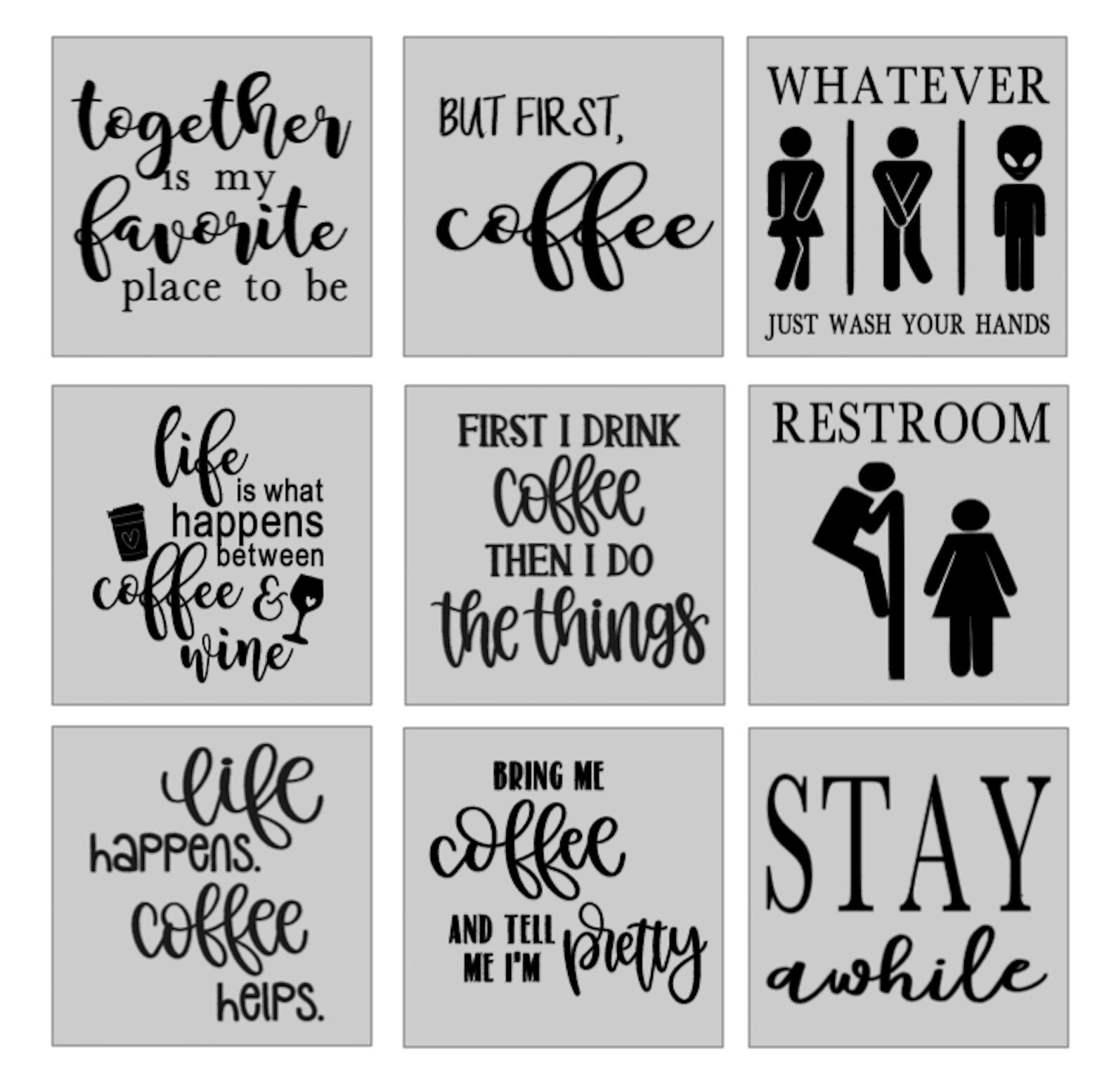 DIY Craft Kit DIY Sign Kit Wood Sign Kit Sign Making Kit - Etsy