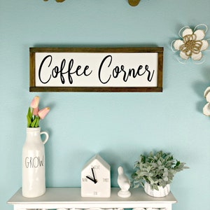 Coffee Corner Sign - Coffee Bar Sign - Coffee Bar Decor -coffee Decor ...