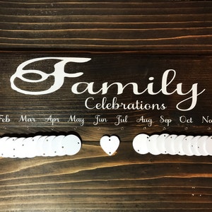 Family Birthday Sign Family Celebrations Sign Personalized Family ...