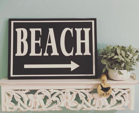 Beach House Sign Beach Cottage Sign Beach Chic Decor | Etsy