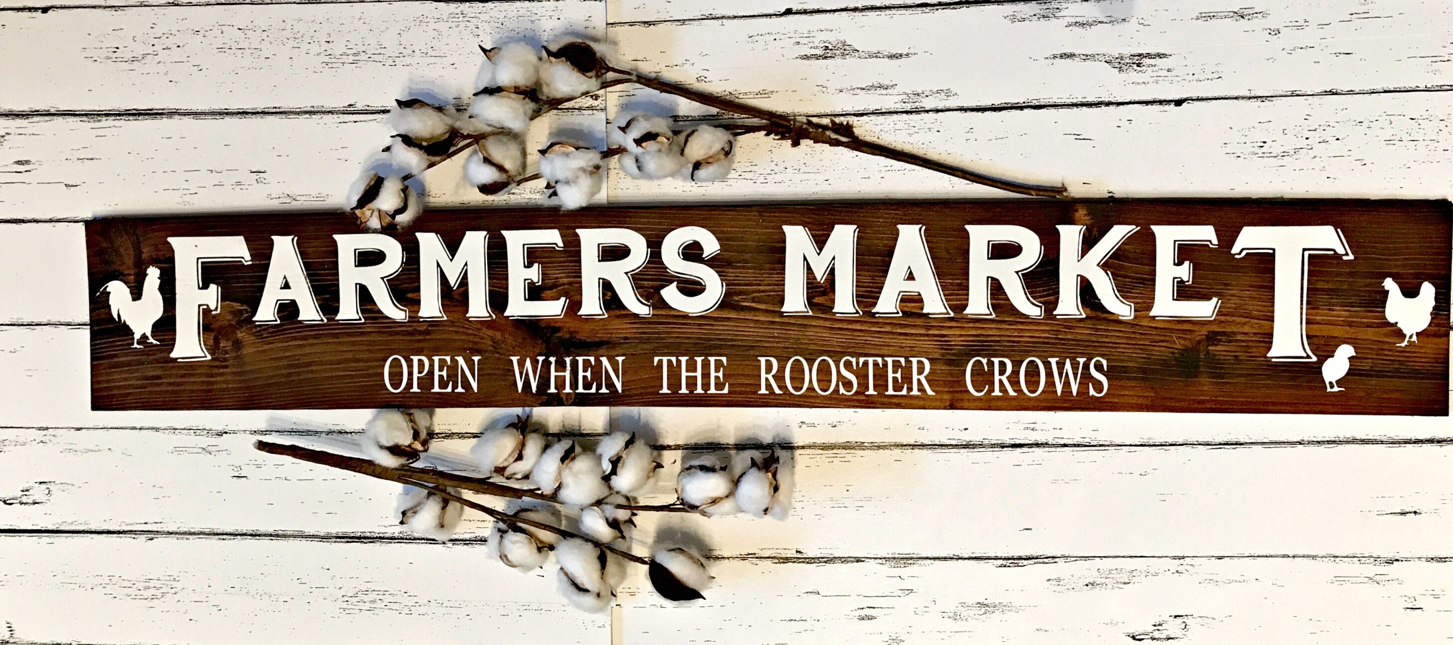 Farmers Market Sign Rustic Farm Sign Reclaimed Wood | Etsy