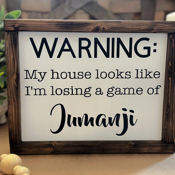 Messy House Sign - Etsy