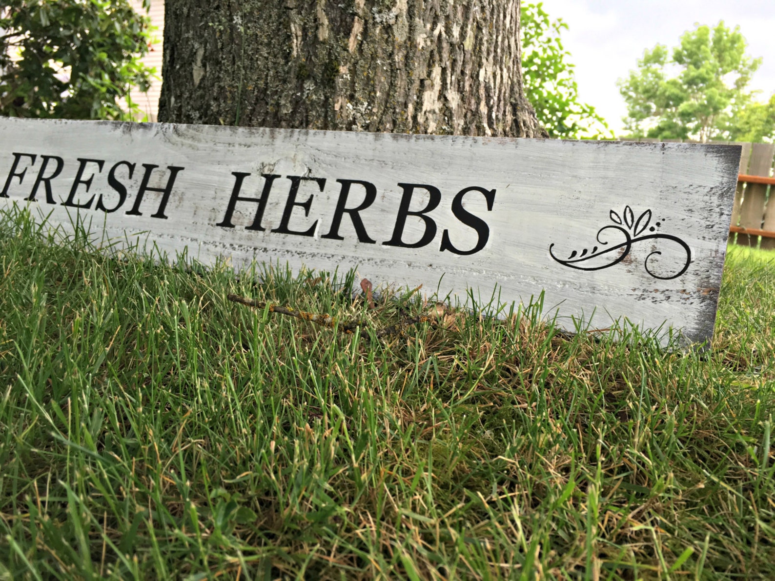 Fresh Herbs Sign Herb Sign Garden Sign Kitchen Sign | Etsy
