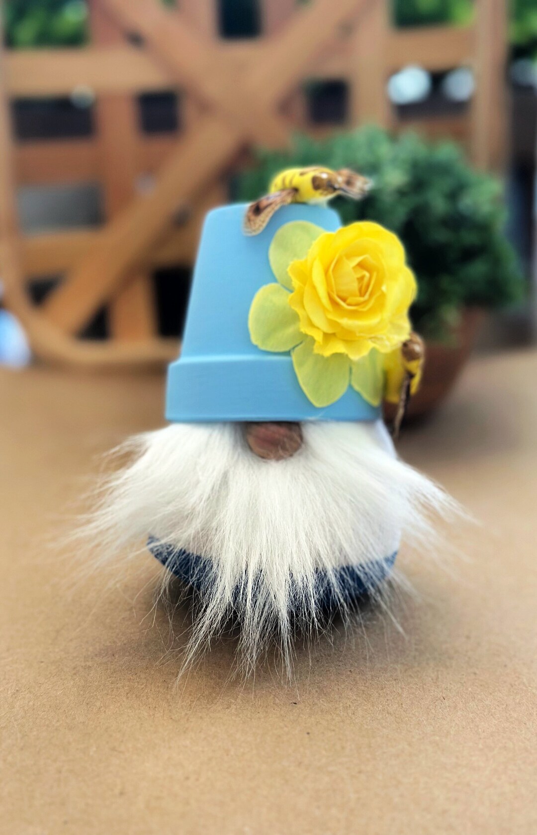 Flower Pot Gnome Garden Gnome Flower Gnome Summer Tiered Tray Decor ...