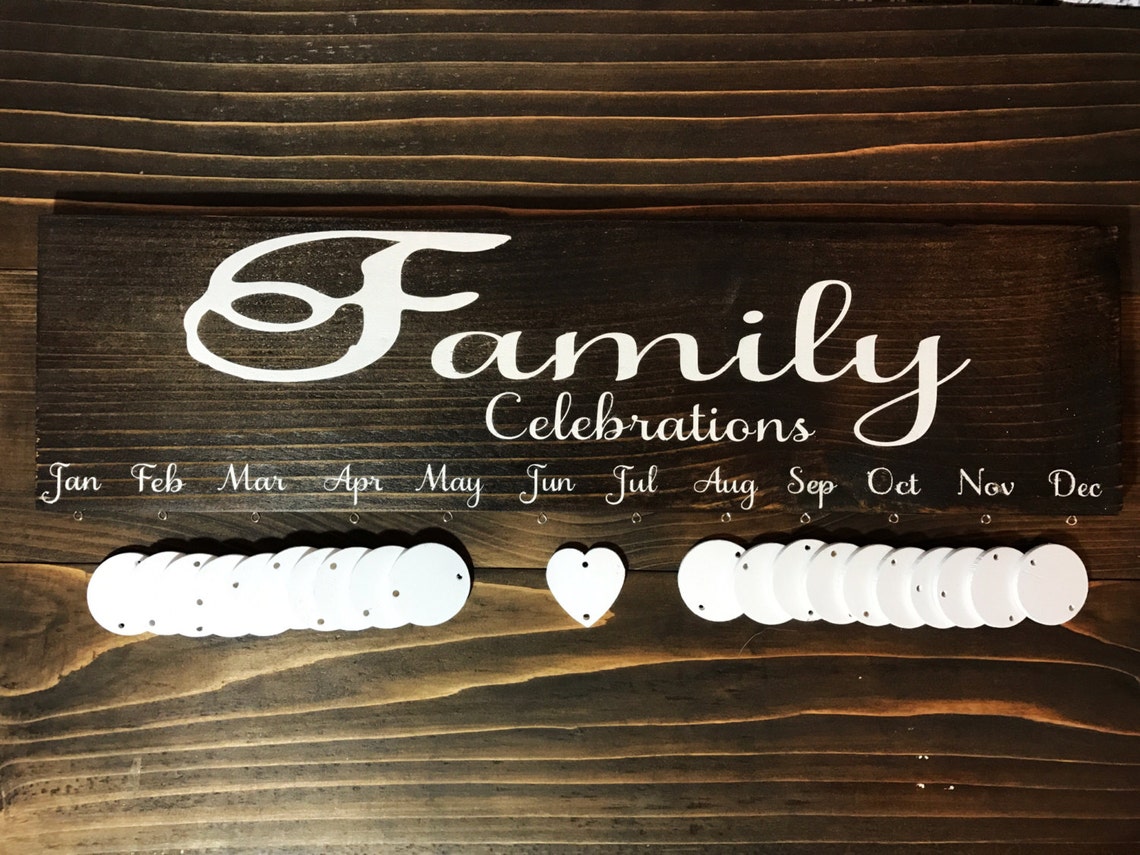 Family Birthday Sign Family Celebrations Sign Family Sign - Etsy