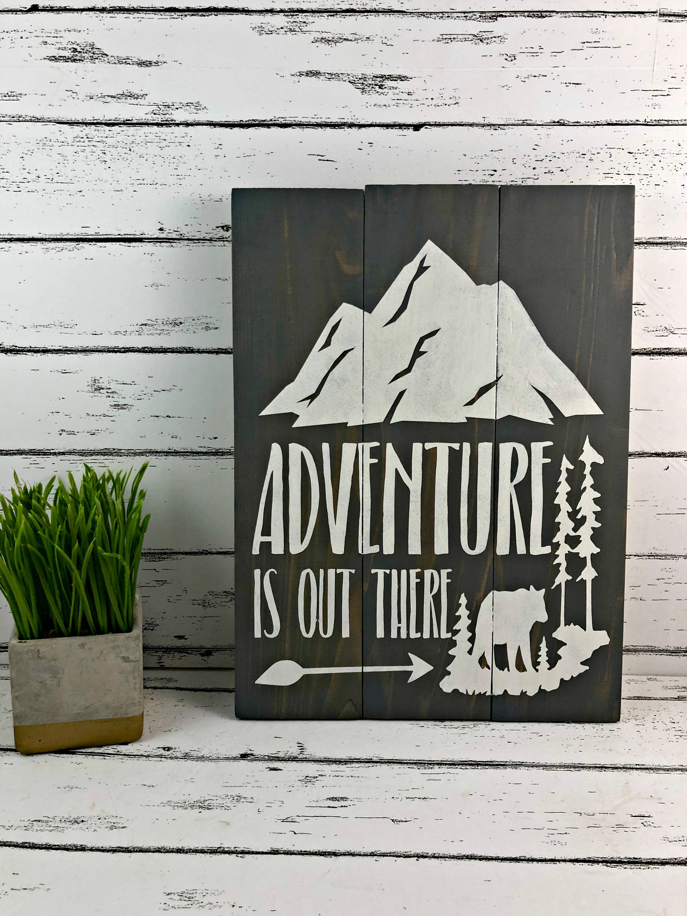 Adventure Is Out There Sign Adventure Awaits Adventure | Etsy